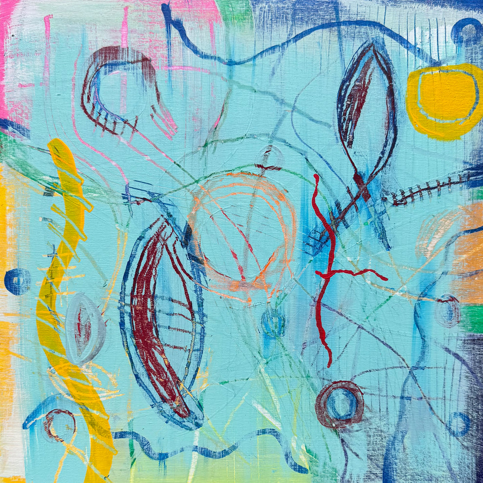 Sublime - 300 x 300 Acrylic on Board – Studio Peej